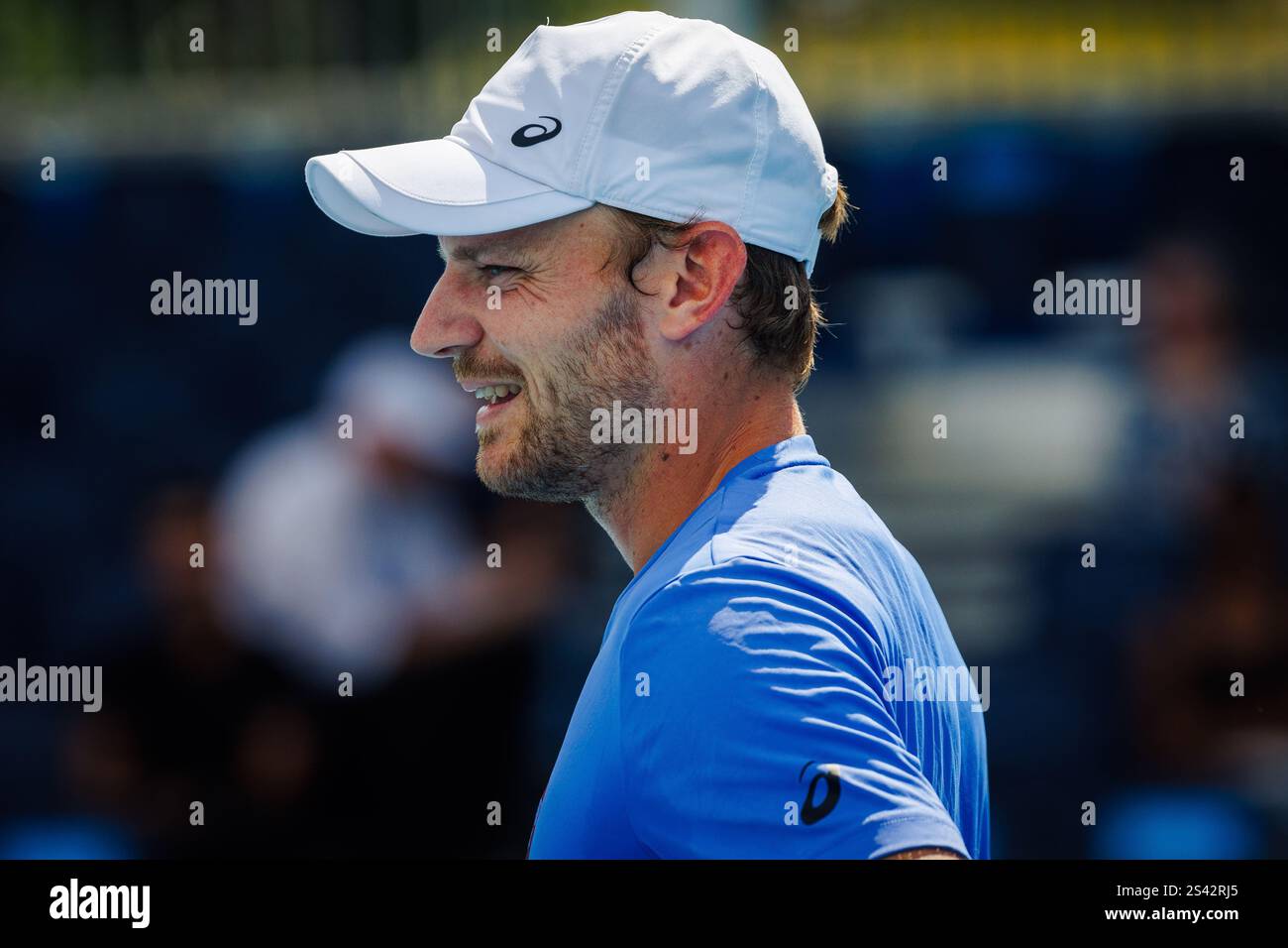 Melbourne, Australia. 10th Jan, 2025. Belgian David Goffin (ATP 53 ...