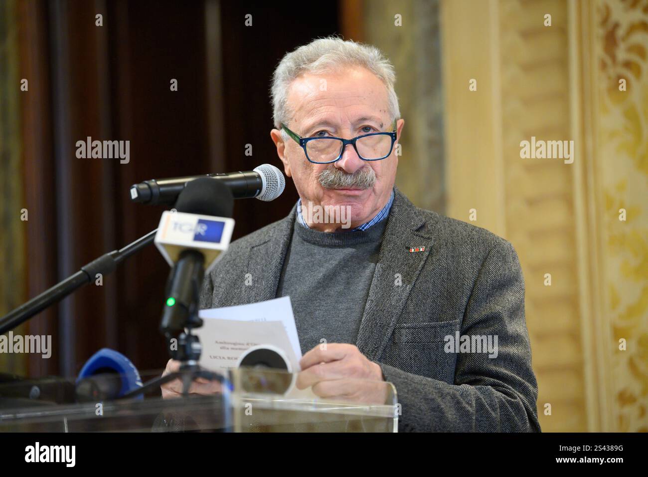 Milano, Milano. 10th Jan, 2025. Primo Minelli al Conferimento l ...