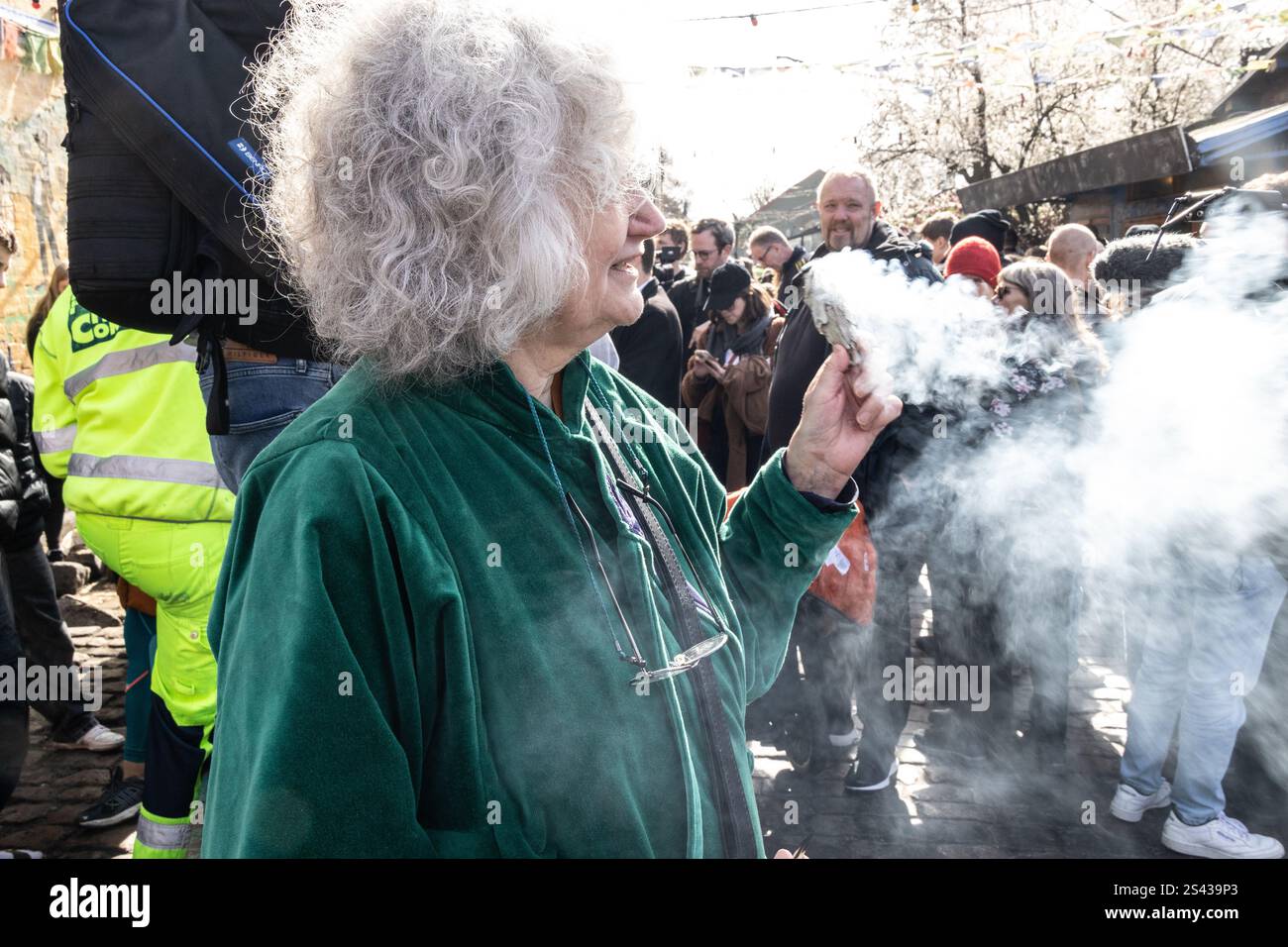 April 6, 2024, Copenhagen, Freetown Christiania, Denmark: At a meeting ...