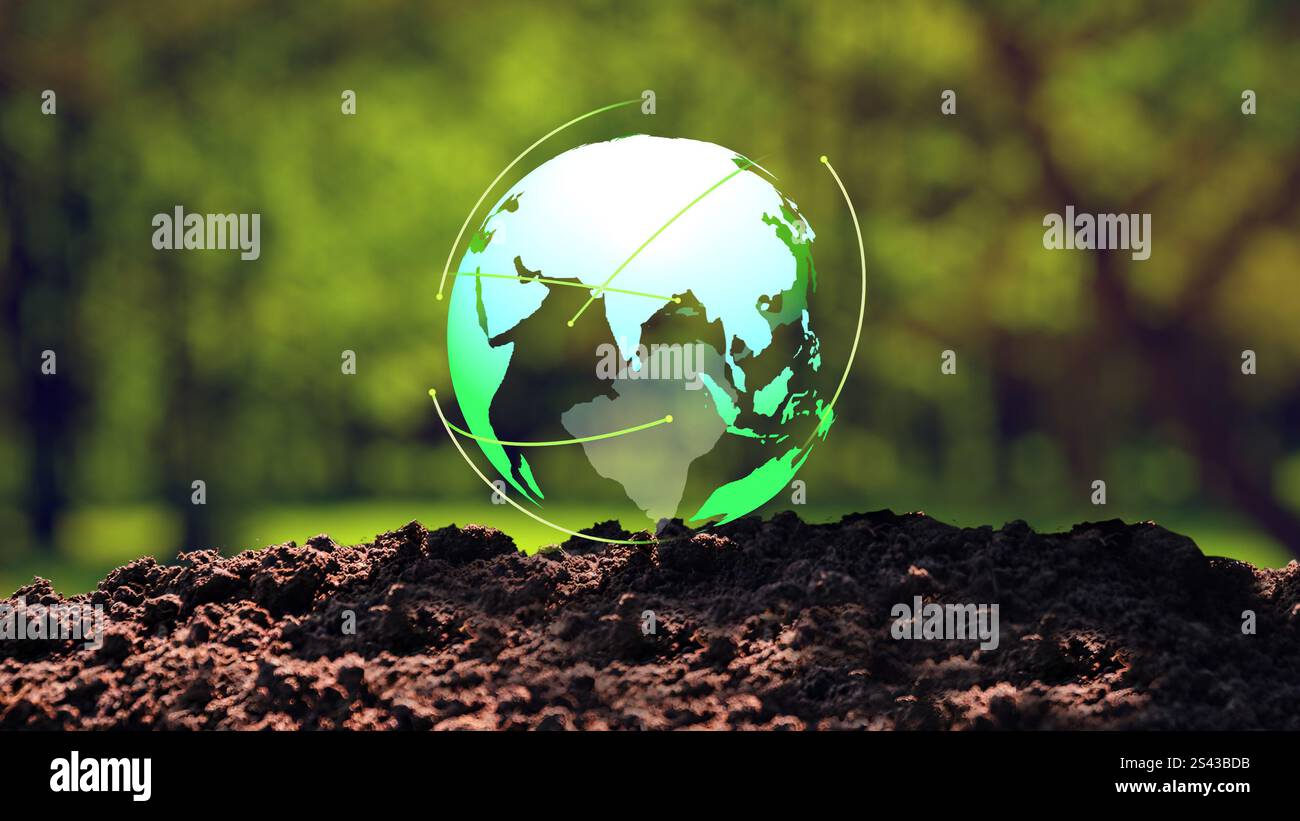 Earth Highlighting Renewable Energy Concepts Stock Photo - Alamy Earth Highlighting Renewable Energy Concepts Stock Photo - Alamy