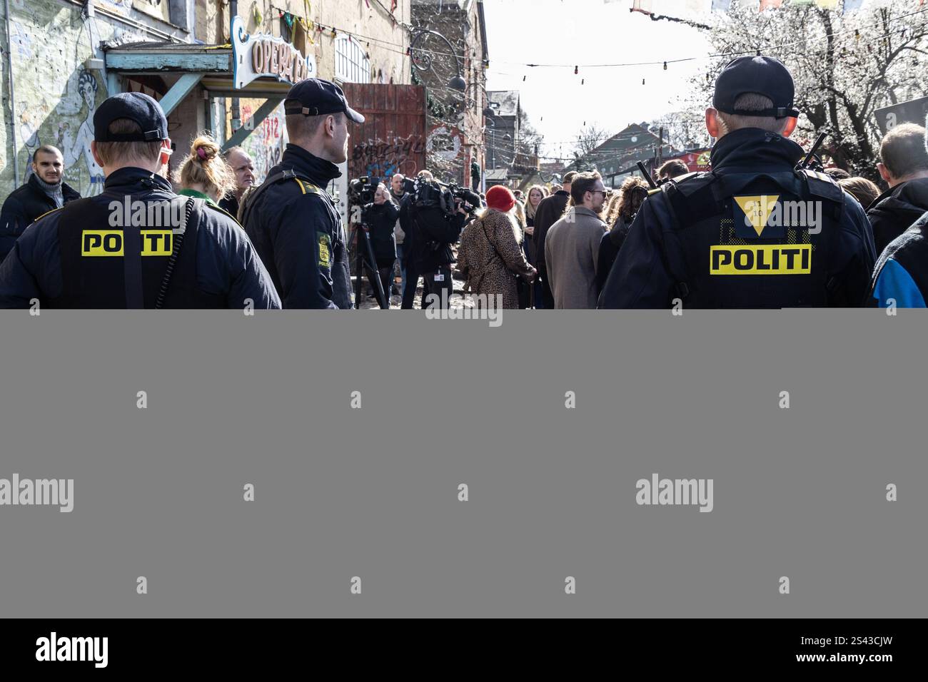 April 6, 2024, Copenhagen, Freetown Christiania, Denmark: Danish police ...