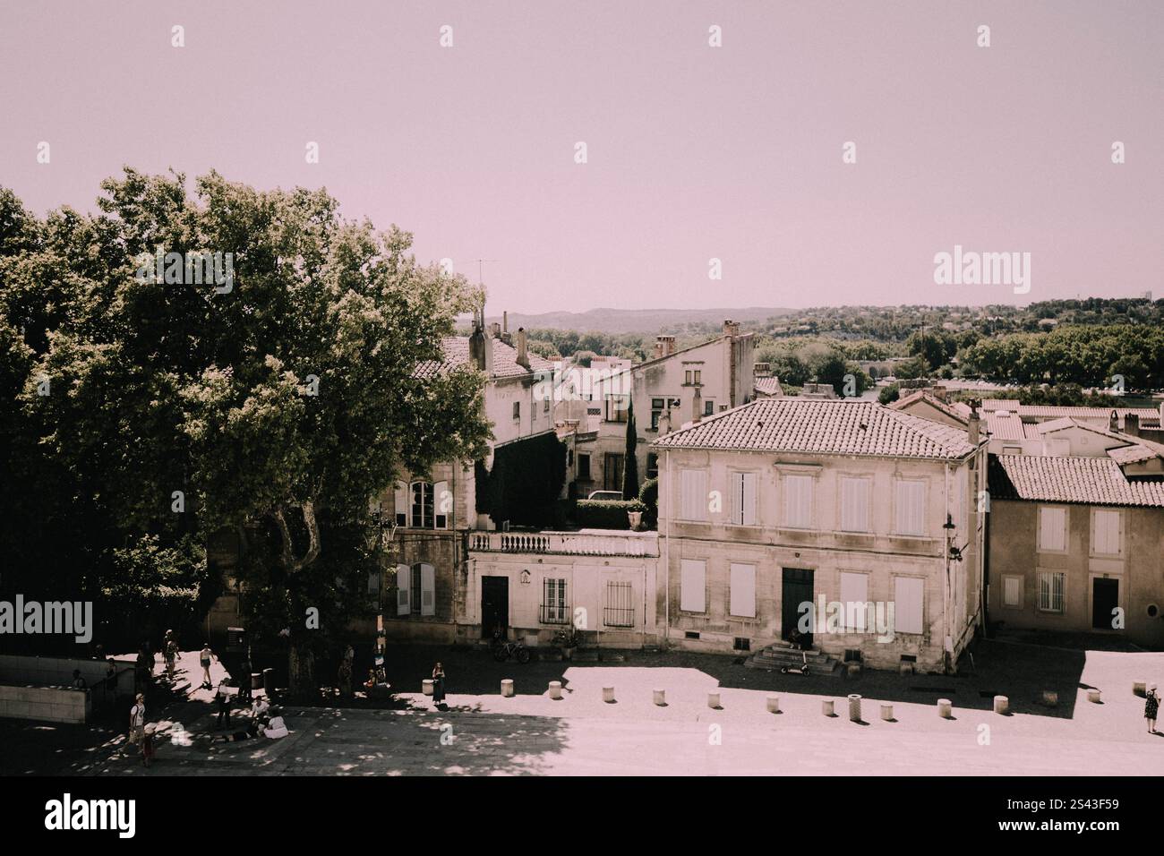 Avignon street view Stock Photo - Alamy