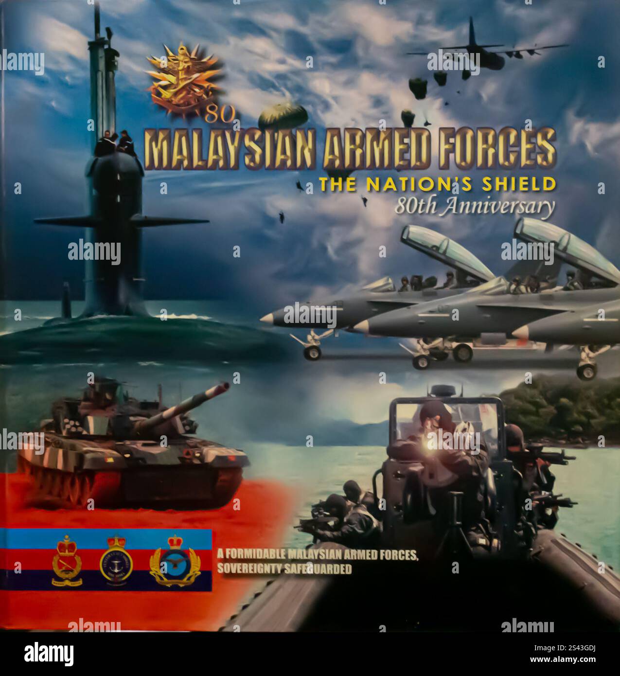 Malaysian Armed Forces Book - 80th anniversary Stock Photo - Alamy