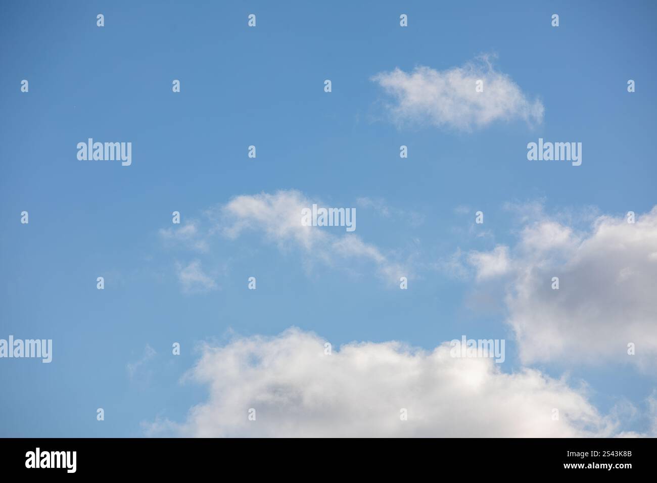 Light Clouds on Blue Sky - Peaceful Sky with Cloudy and Clear Weather ...