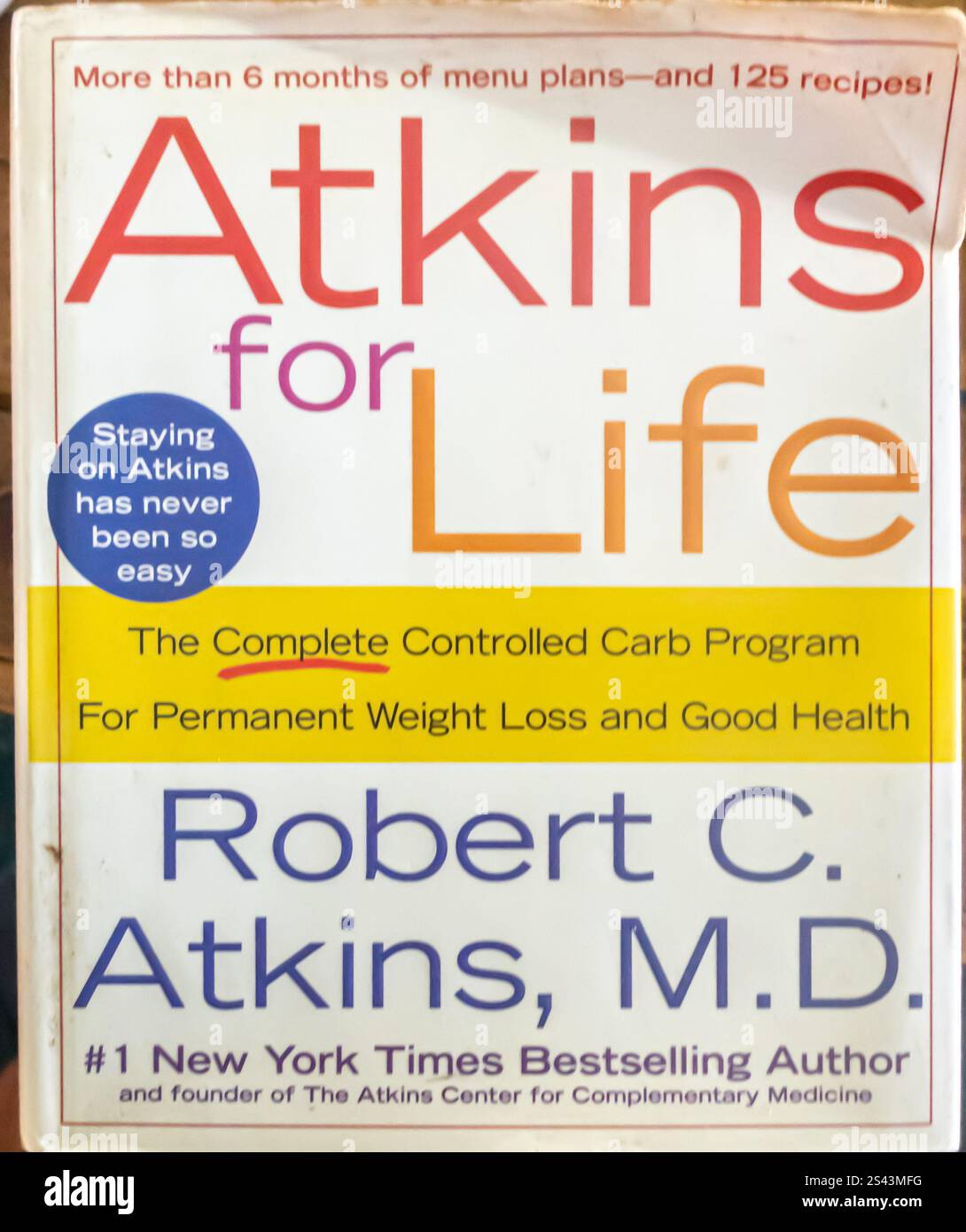 Atkins book hi-res stock photography and images - Alamy