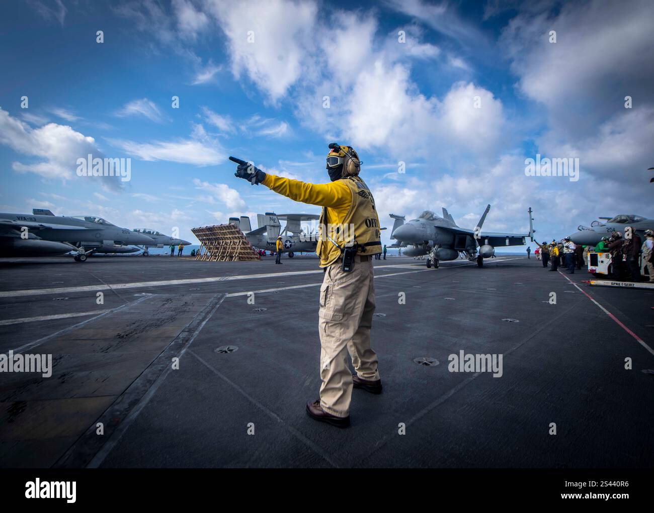 SOUTH CHINA SEA (Jan. 3, 2025) Lt. Melvin Navalta, of Harlem, New York ...