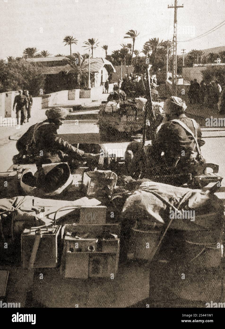 WWII photo of Indian troops entering Derna ( درنة , Darnis , Darne or ...
