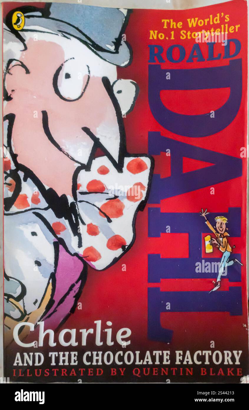 Charlie and the Chocolate Factory Novel by Roald Dahl Stock Photo - Alamy