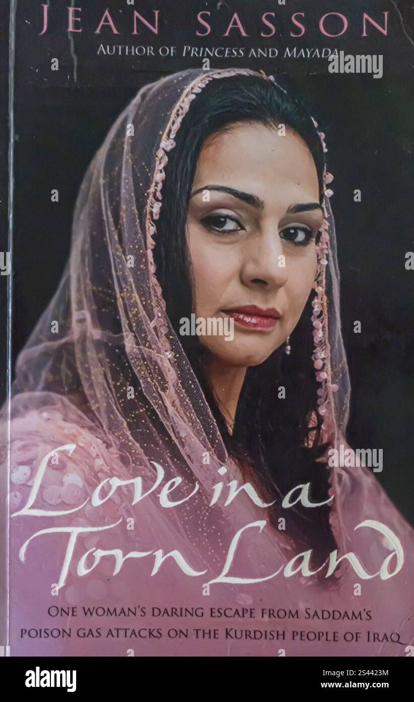 Love in a Torn Land: Joanna of Kurdistan Book by Jean Sasson 2007 Stock Photo - Alamy