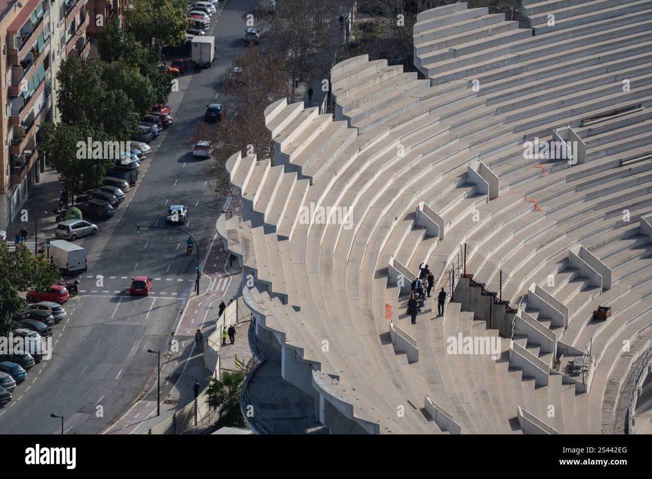 The Nou Mestalla stadium under construction, on January 10, 2025, in ...