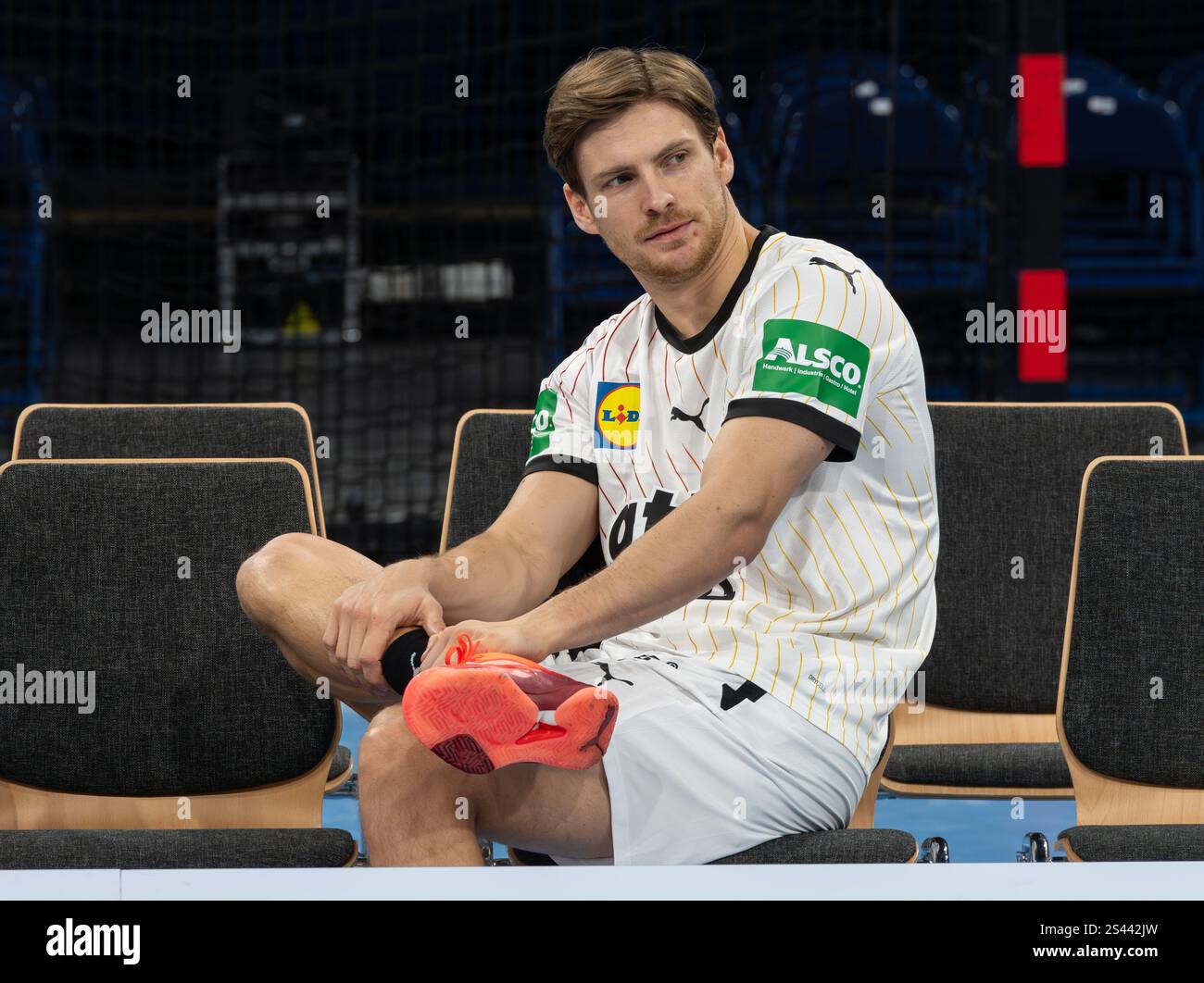 10 January 2025, Hamburg: Handball: DHB team media day before the World ...