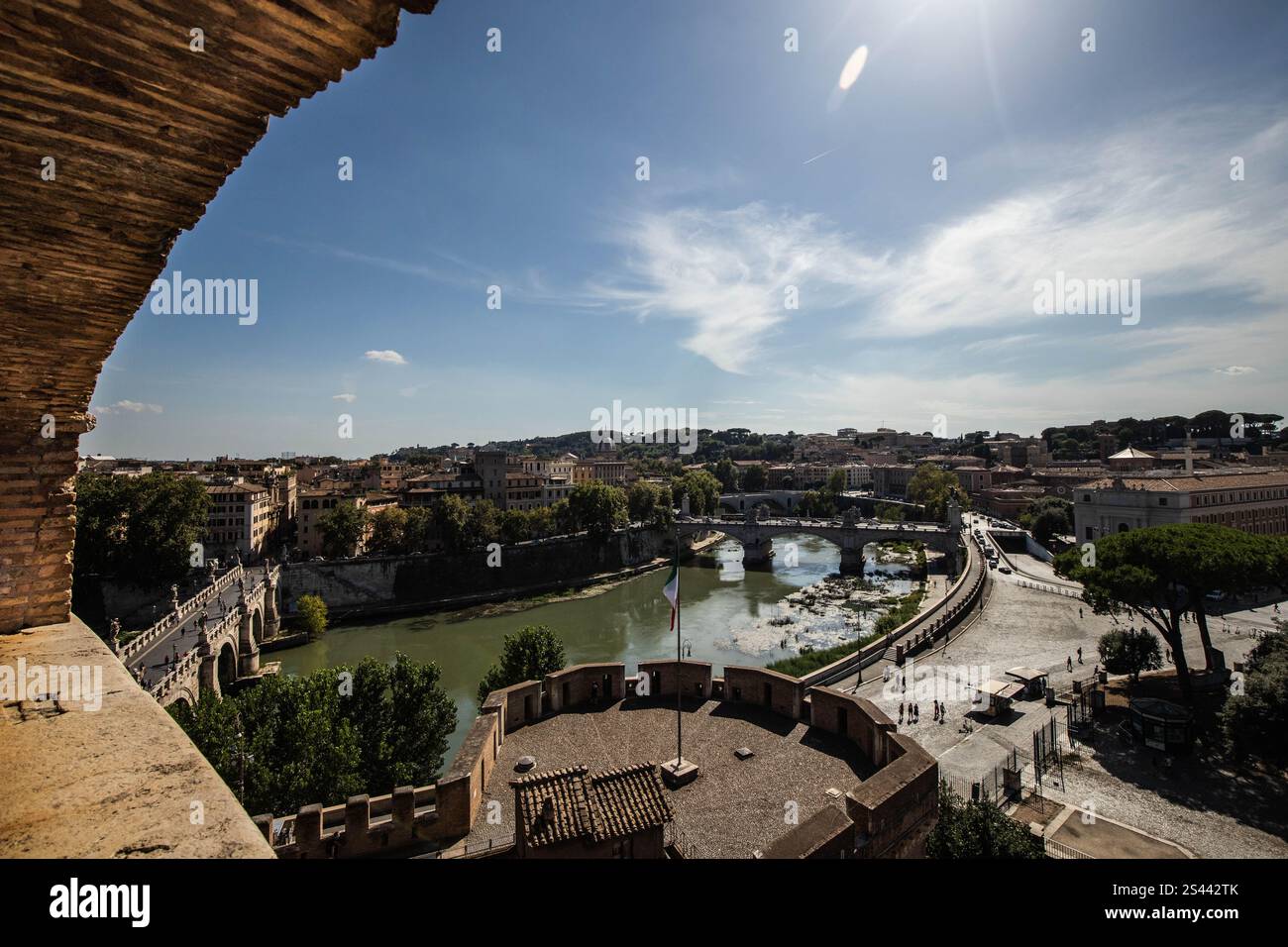 Rome view from the tevere hi-res stock photography and images - Alamy