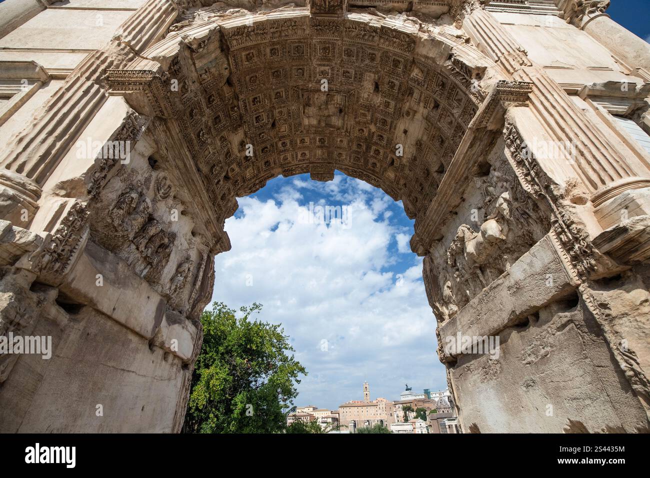 Colosseum view from arch hi-res stock photography and images - Alamy