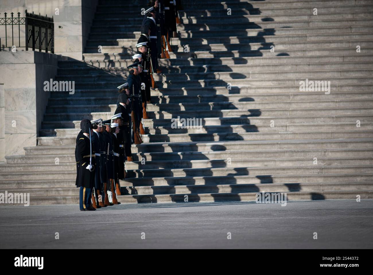 January 9, 2025, Washington, District Of Columbia, USA: Military honor ...