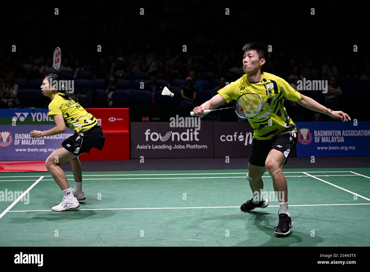 Kuala Lumpur, Malaysia. 10th Jan, 2025. Yang Po-Hsuan (R)/Hu Ling Fang ...