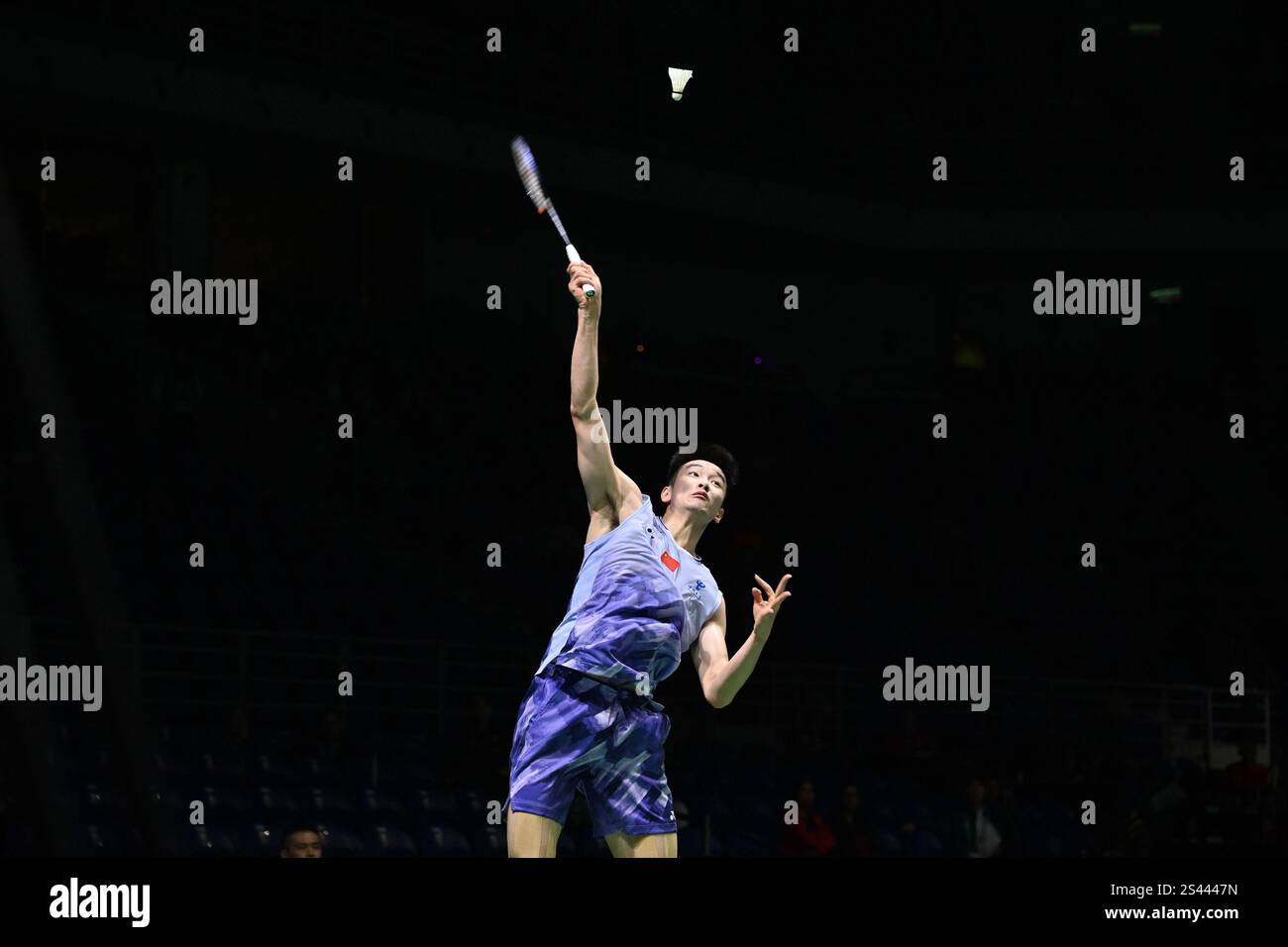 Kuala Lumpur, Malaysia. 10th Jan, 2025. Li Shifeng of China competes ...
