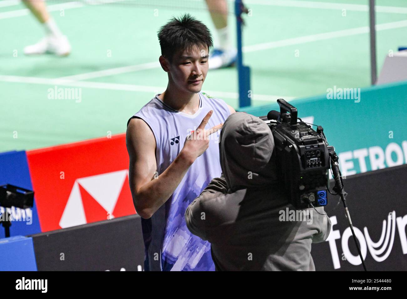 Kuala Lumpur, Malaysia. 10th Jan, 2025. Li Shifeng (L) of China ...