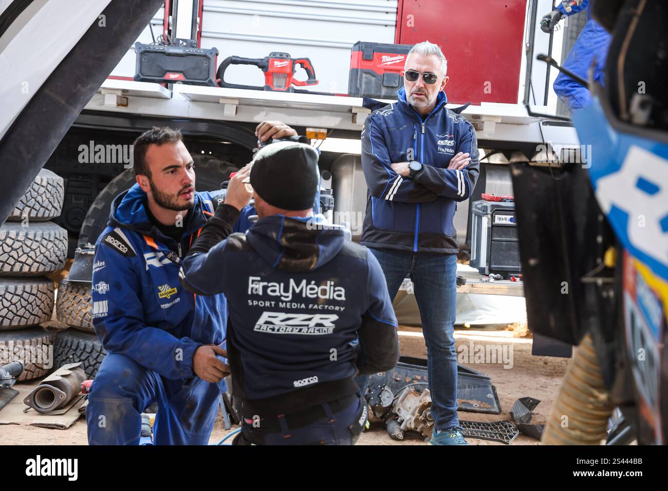 Hail, Arabie Saoudite. 10th Jan, 2025. Polaris, Sébastien Loeb Racing ...