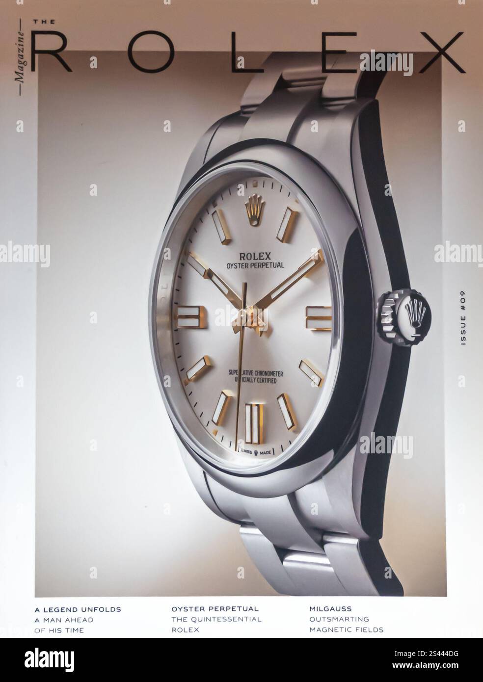 Rolex Magazine 09 Issue #09 Oyster Perpetual Coffee Table Book Stock ...