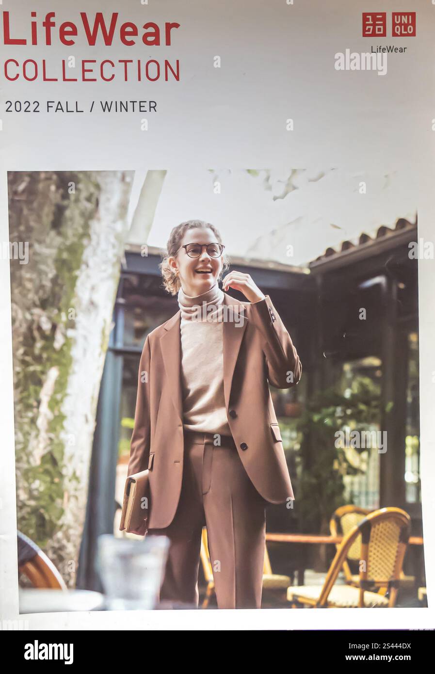 UNIQLO magazine catalog 2022 Fall/ Winter Stock Photo - Alamy