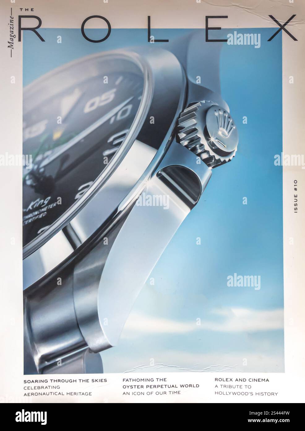 Rolex Magazine #10 cover 2022, Rolex Oyster Perpetual Stock Photo - Alamy