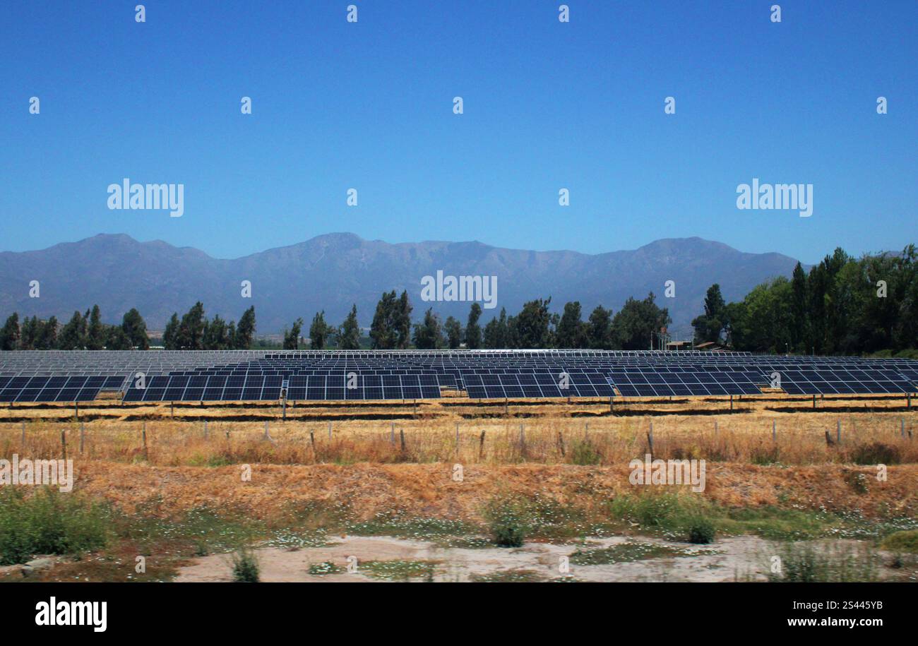 Solar panels in sustainable rural hi-res stock photography and images ...