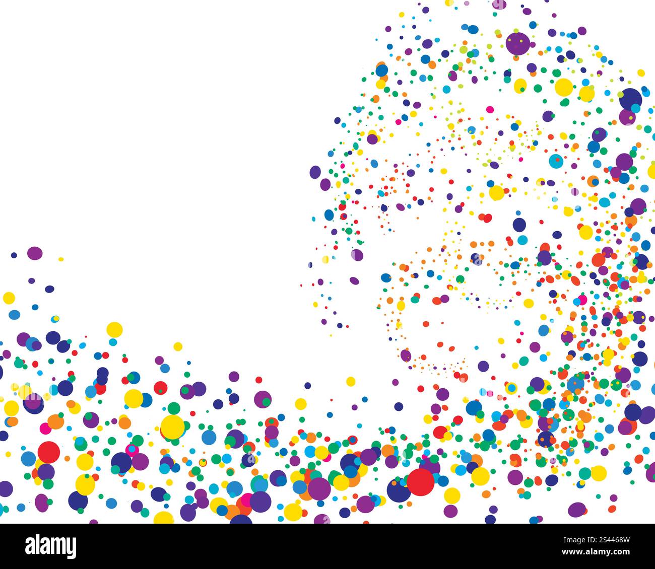 Circle stroke elements vector background in different colors Stock Vector Image & Art - Alamy