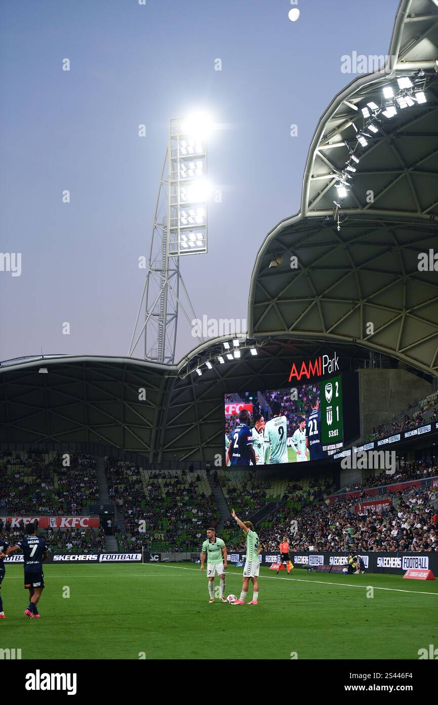 MELBOURNE, AUSTRALIA. 10th Jan 2025. Pictured: A general view of the ...