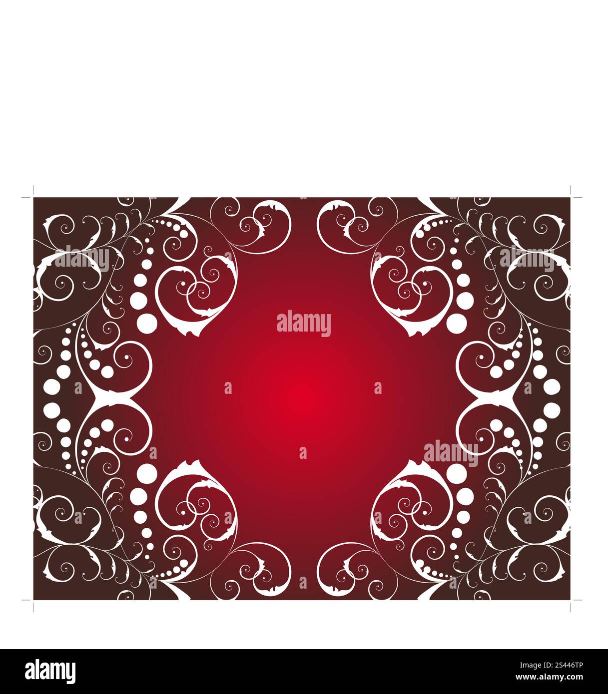 Abstract floral vector frame backgrounds in Victorian style Stock ...