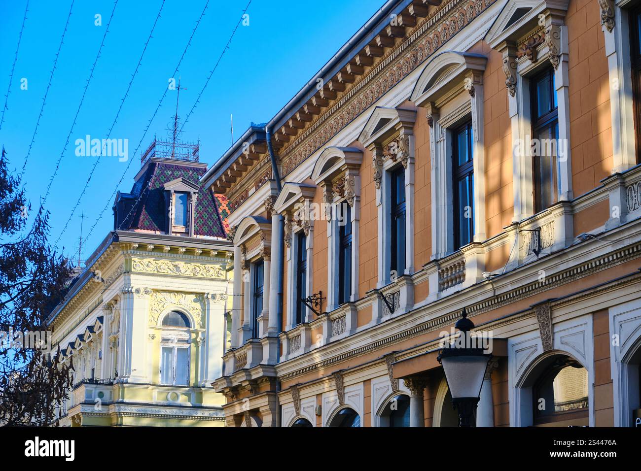 Historical buildings in Subotica Stock Photo - Alamy