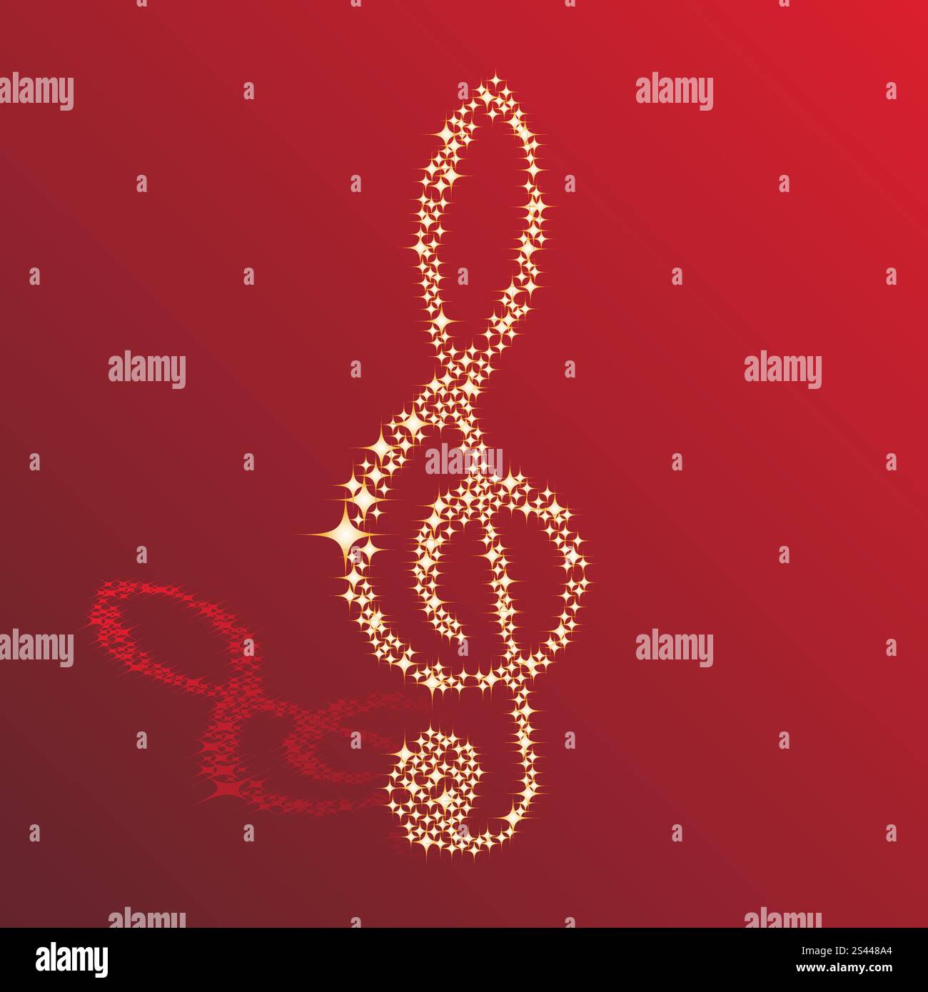 Musical notes clef vector background for use in design Stock Vector ...