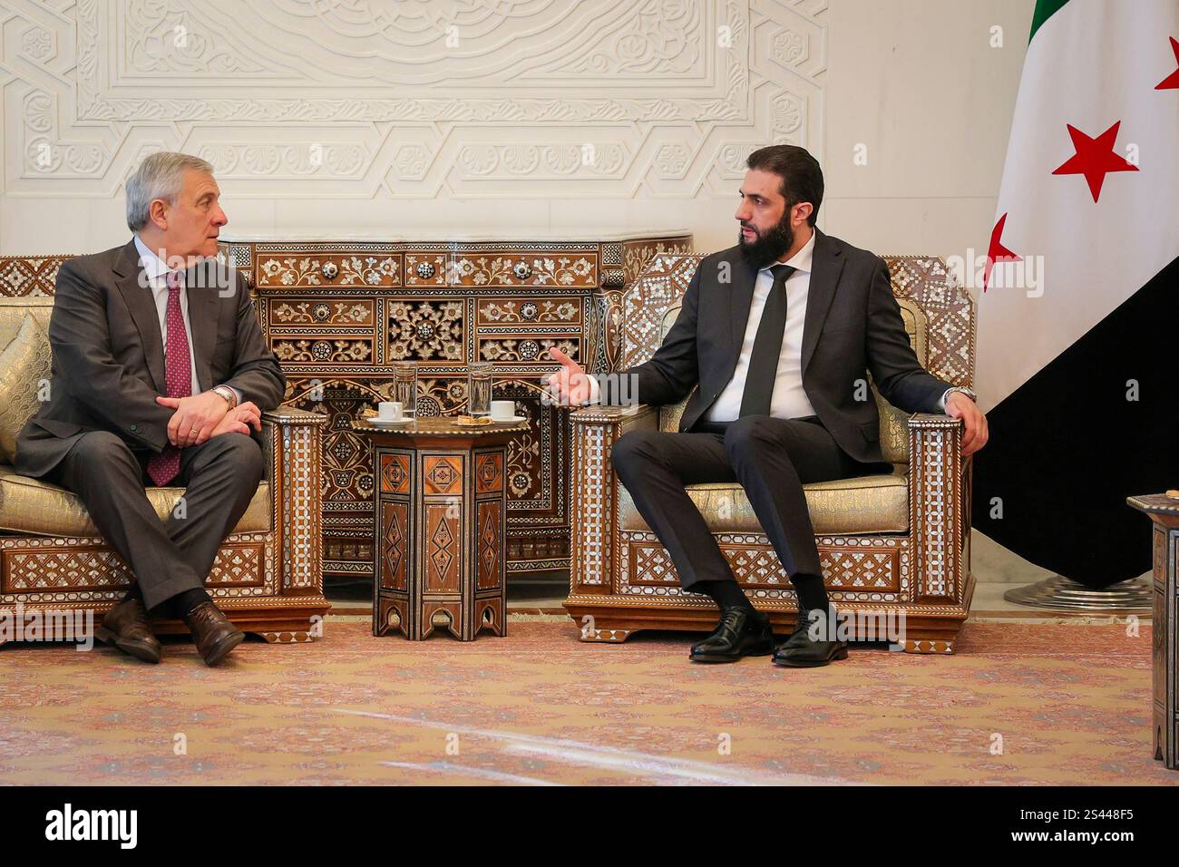 In this photo released by the Syrian official news agency SANA, Syria's ...