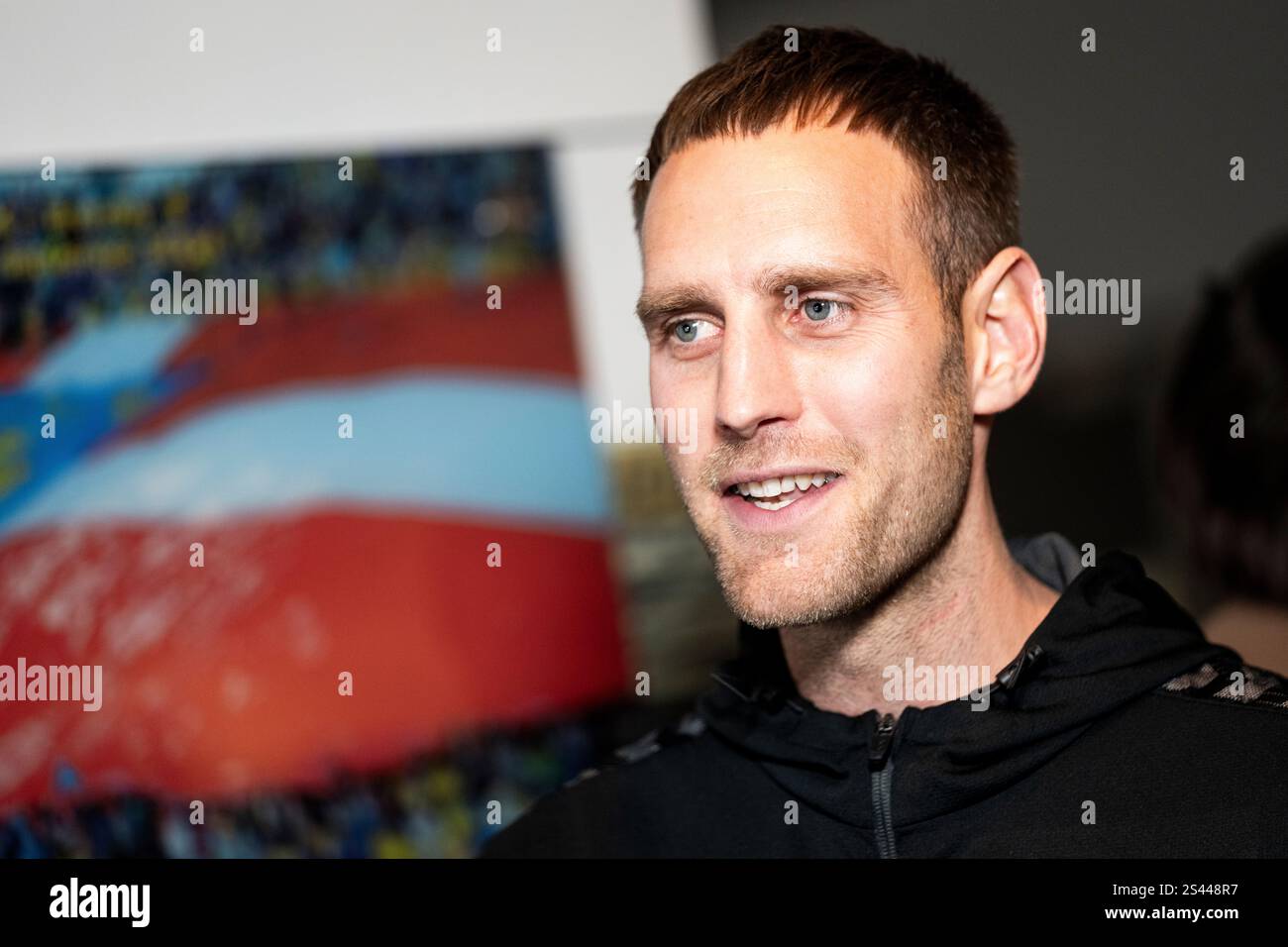 Brondby, Denmark. 10th Jan, 2025. Frederik Birk, new head coach of ...