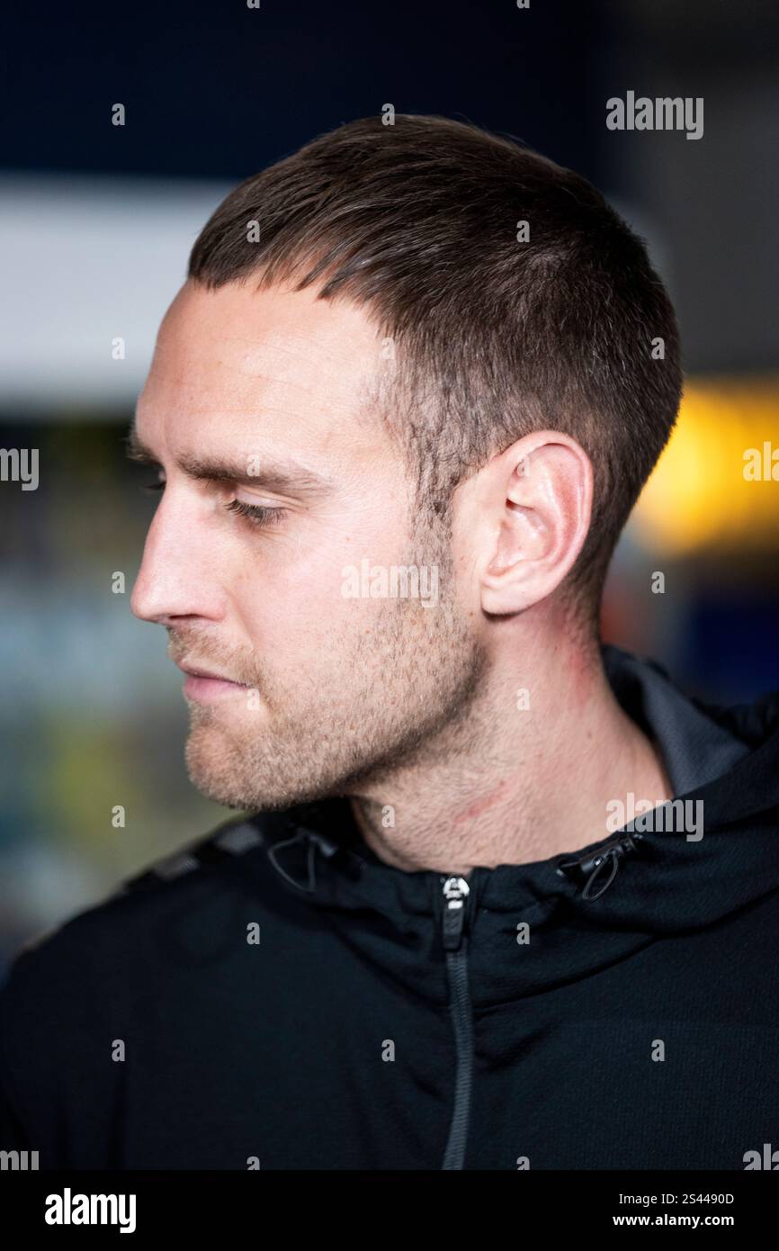 Brondby, Denmark. 10th Jan, 2025. Frederik Birk, new head coach of ...