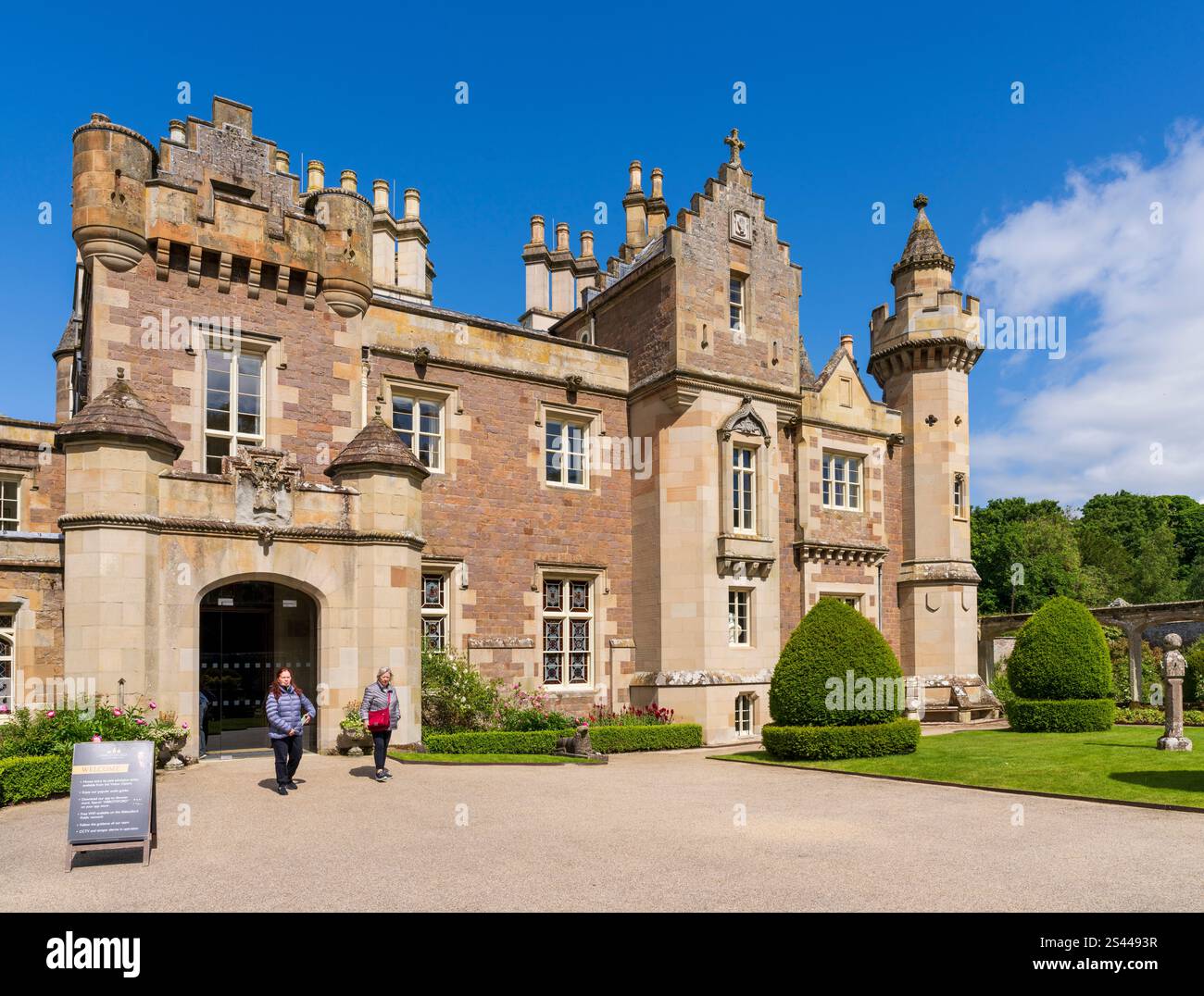 Abbotsford House, Melrose, Scottish Borders. Historic home of Sir ...