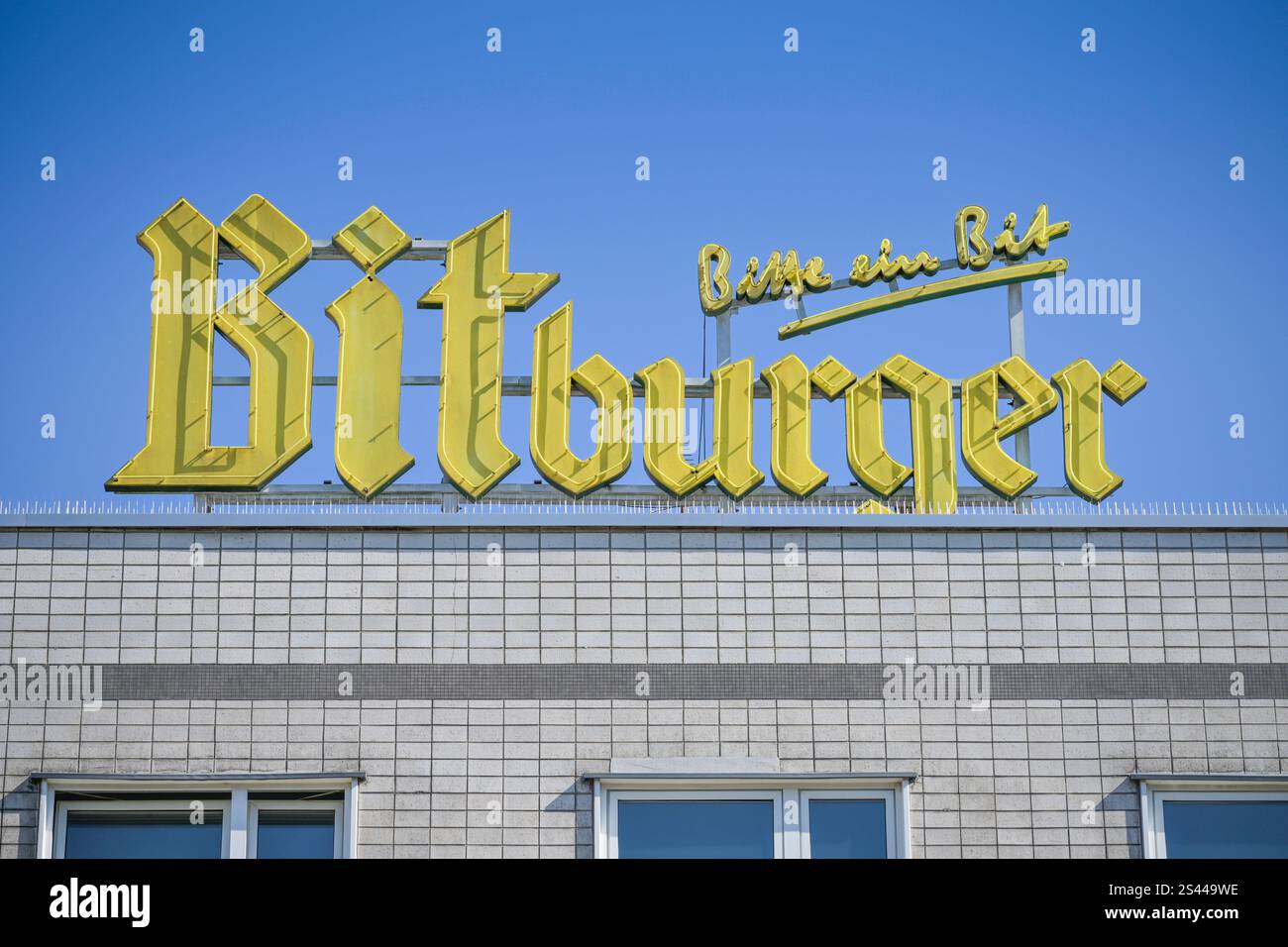 Bier Werbung Bitburger, Kaiserslautern, Rheinland-Pfalz, Deutschland ...