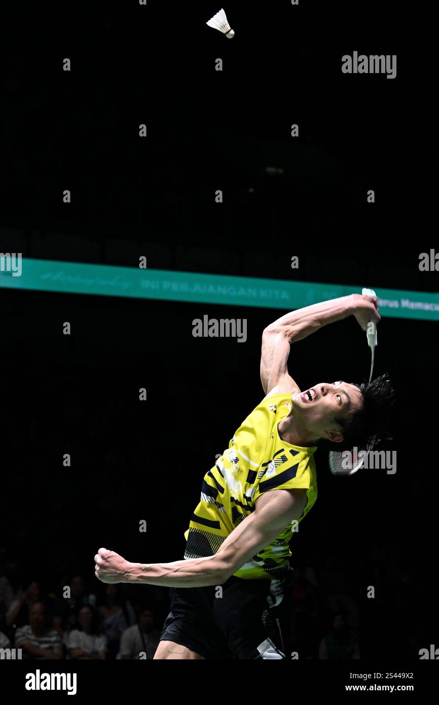 Kuala Lumpur, Malaysia. 10th Jan, 2025. Chou Tien-Chen of Chinese ...