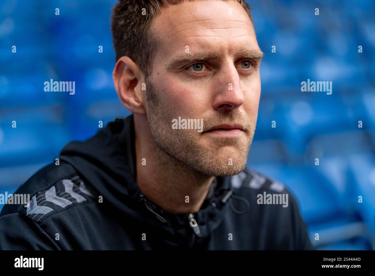 Broendby, Denmark. 10th Jan, 2025. Frederik Birk, new head coach for ...