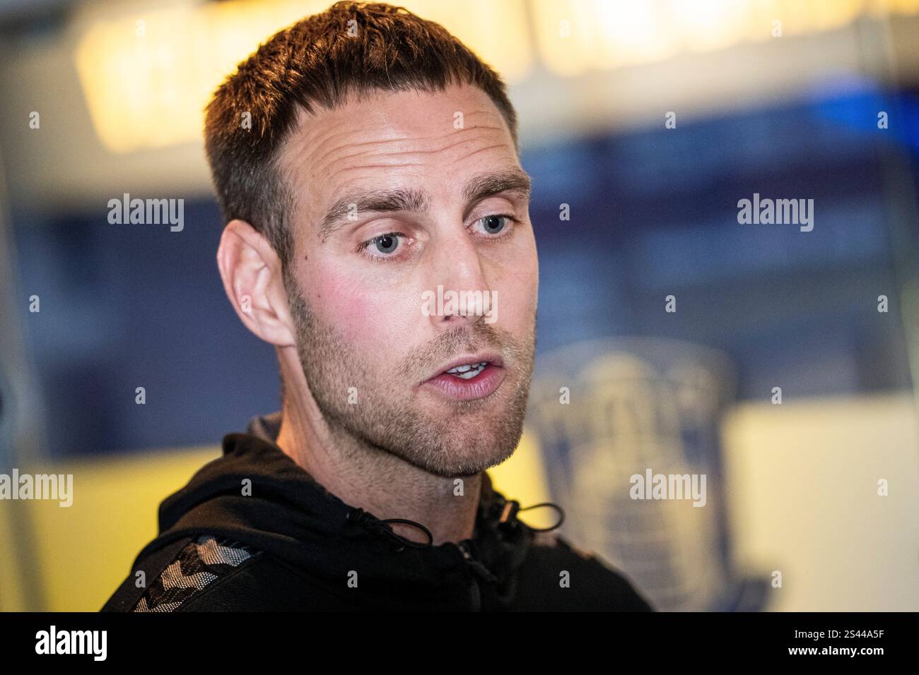 Broendby, Denmark. 10th Jan, 2025. Frederik Birk, new head coach for ...