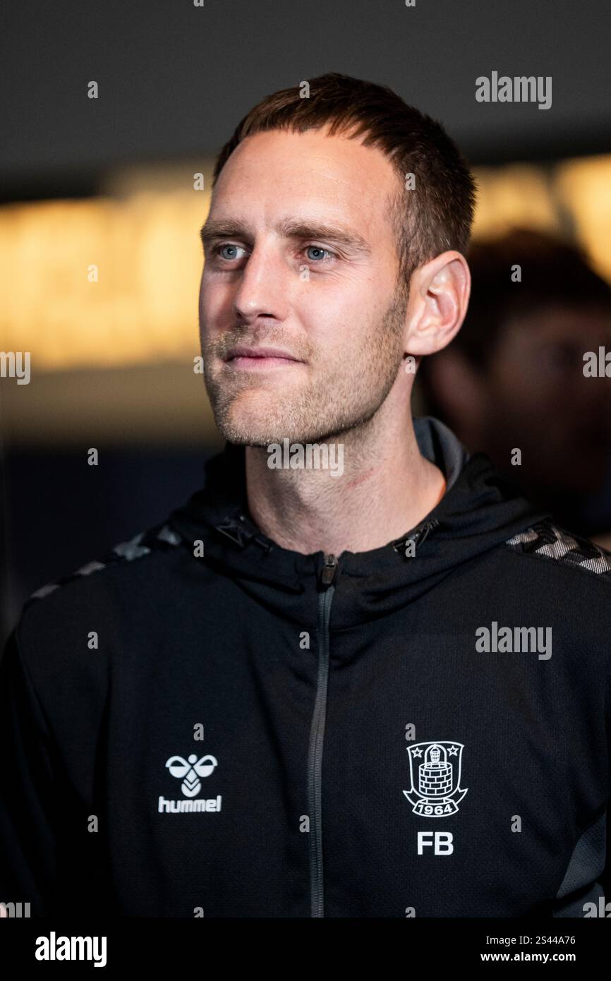 Broendby, Denmark. 10th Jan, 2025. Frederik Birk, new head coach for ...