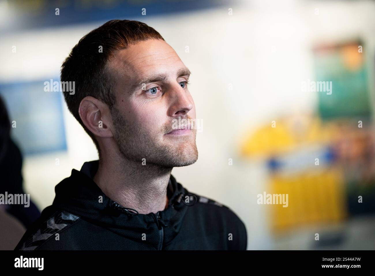 Broendby, Denmark. 10th Jan, 2025. Frederik Birk, new head coach for ...