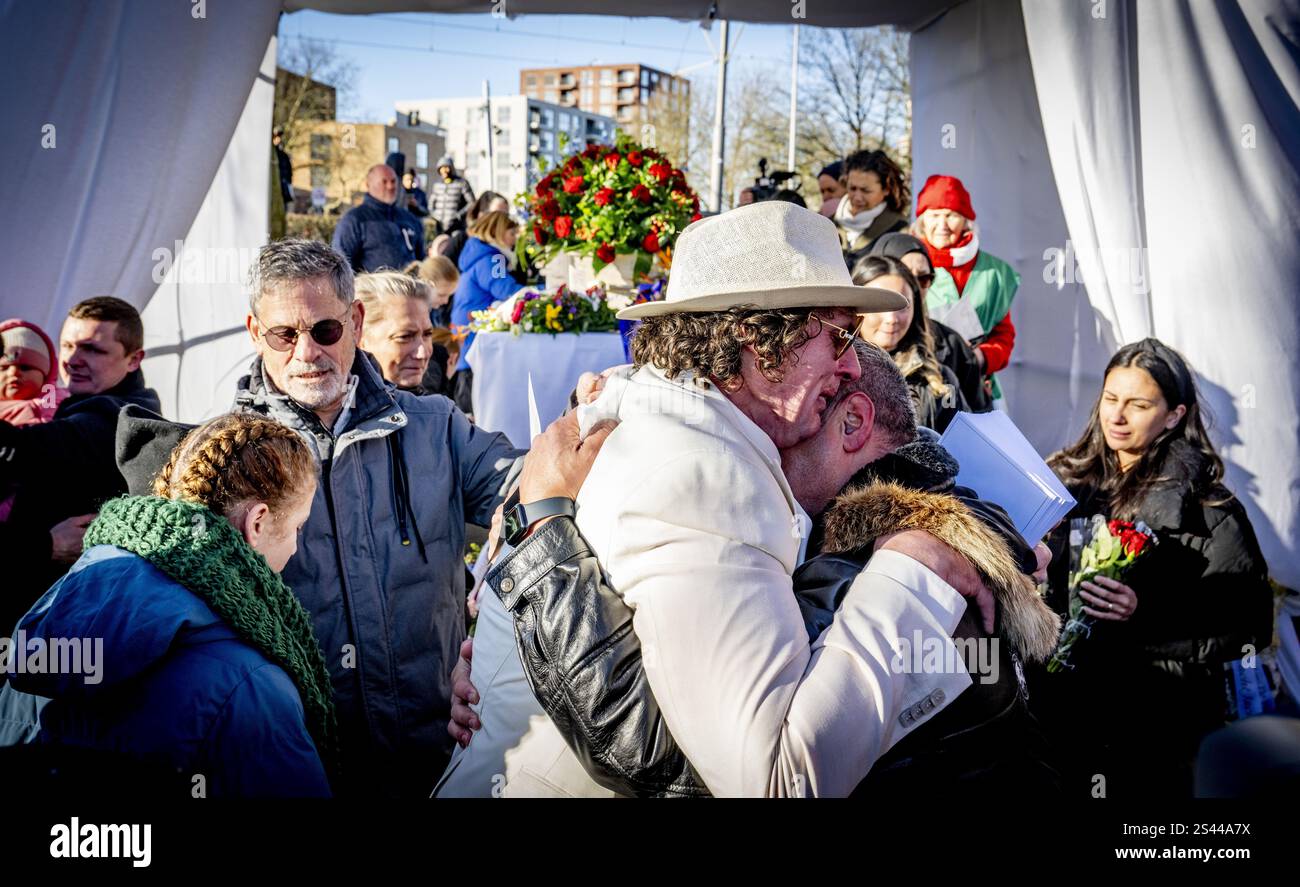 ROTTERDAM - 10/01/2025, Family and friends say goodbye to 14-year-old ...