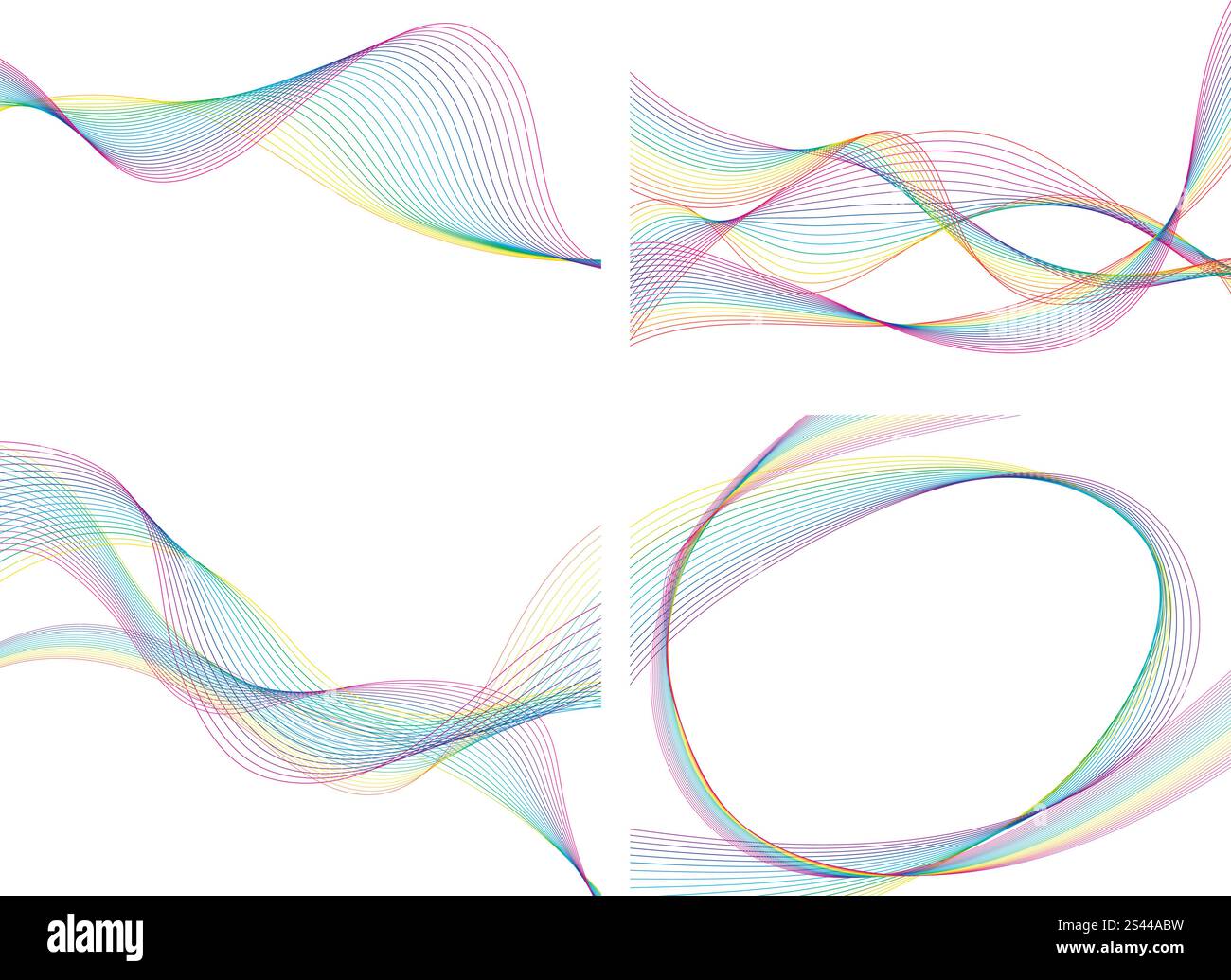 Colourful lines background for design use. Vector illustration Stock ...