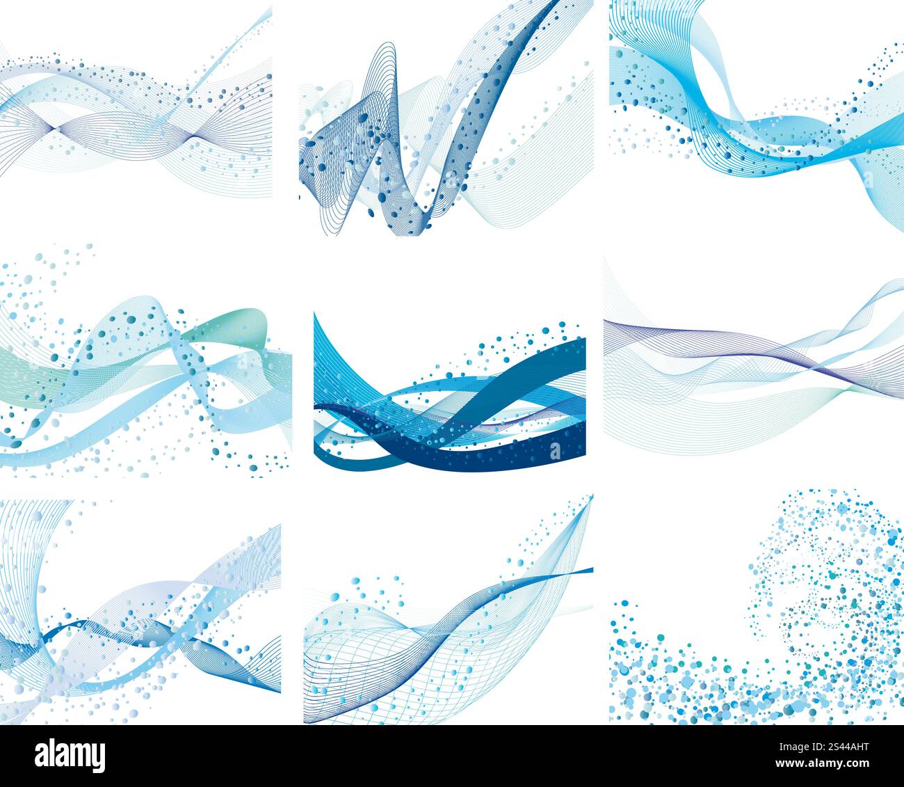 Abstract water vector background with bubbles of air Stock Vector Image ...