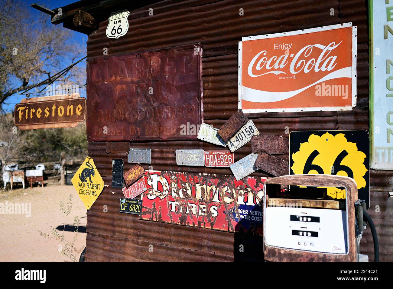 Hackberry General Store, Route 66 Museum, Arizona, USA Stock Photo - Alamy
