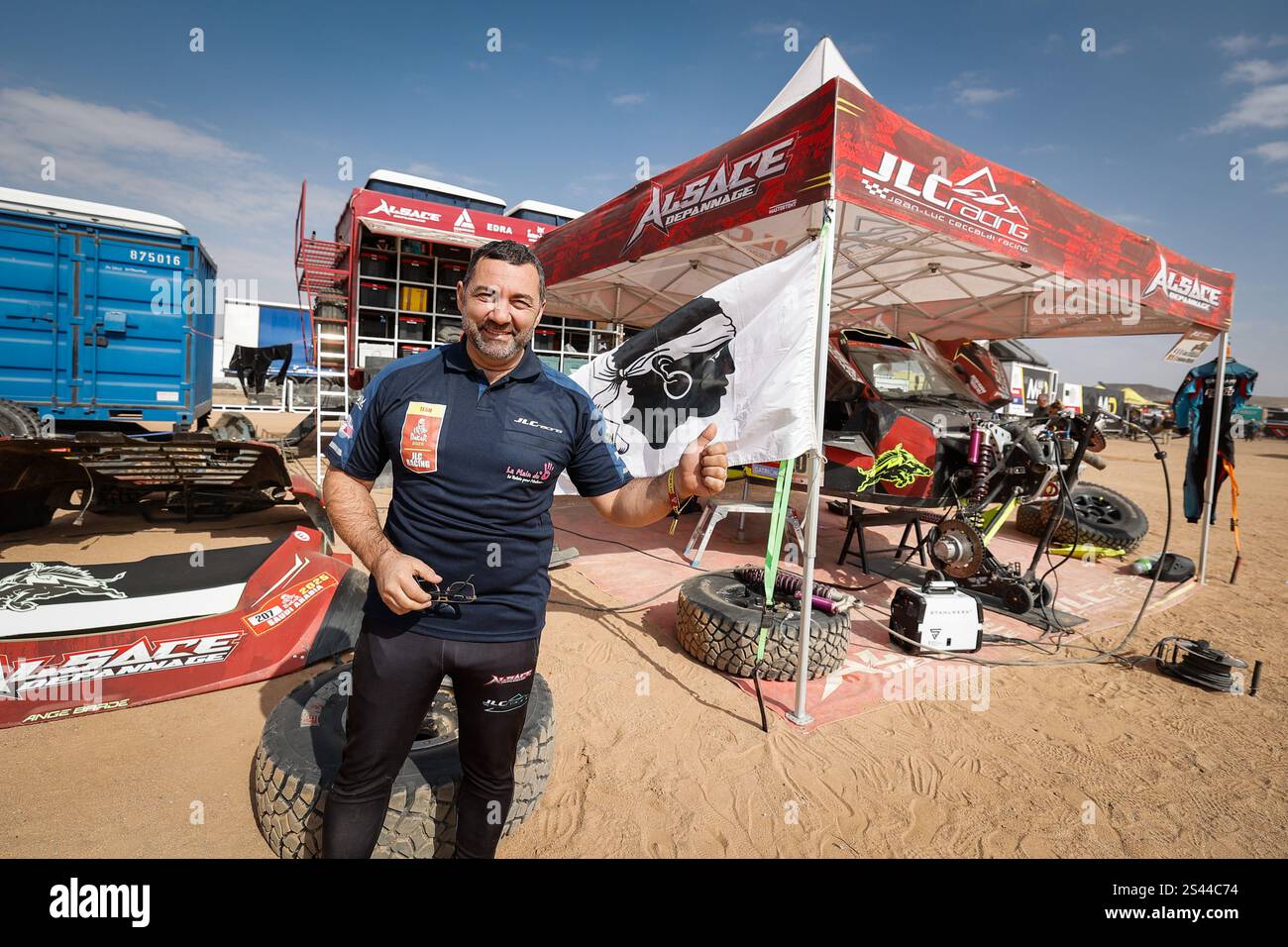 Hail, Arabie Saoudite. 10th Jan, 2025. 207 CECCALDI Jean-Luc (fra ...