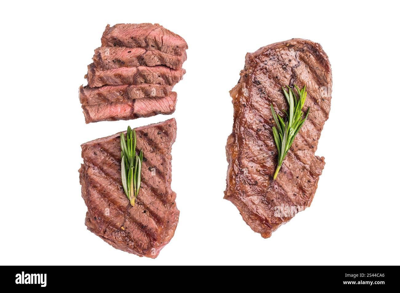 BBQ roasted Top blade steak, Australian Oyster Top blade steak isolated ...