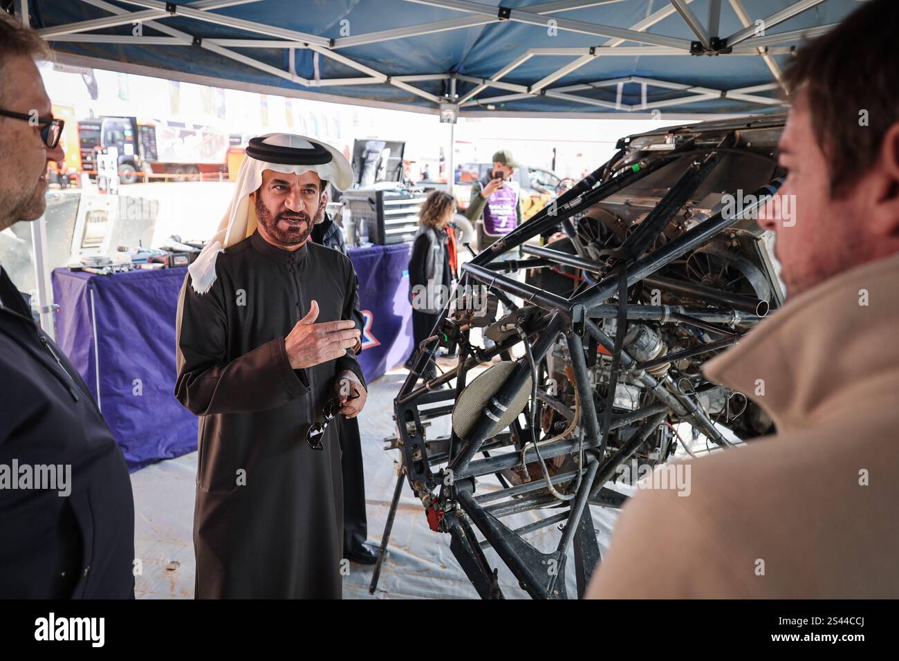 Hail, Arabie Saoudite. 10th Jan, 2025. BEN SULAYEM Mohammed, President ...
