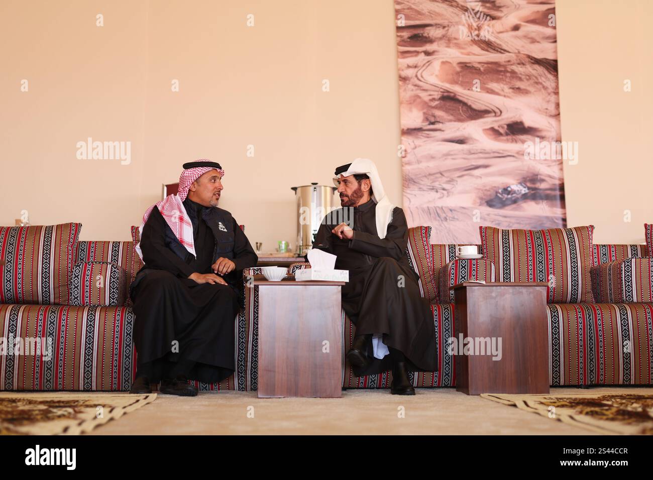 Hail, Arabie Saoudite. 10th Jan, 2025. SAR Prince Khalid Bin Sultan Al Abdullah Al-Faisal ...