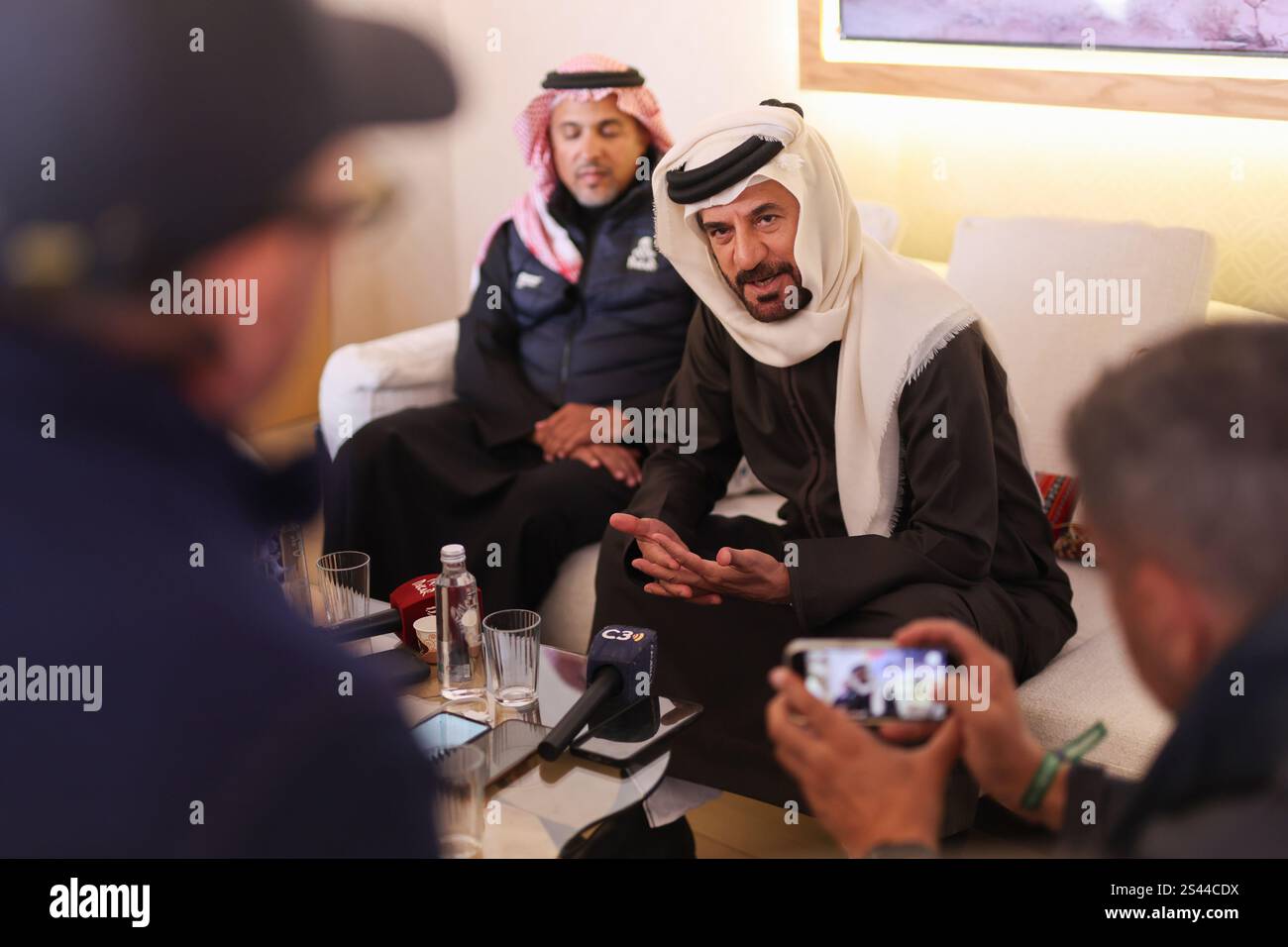 Hail, Arabie Saoudite. 10th Jan, 2025. SAR Prince Khalid Bin Sultan Al Abdullah Al-Faisal ...